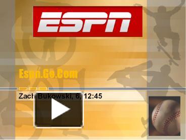 Espn.Go.Com presentation | free to view