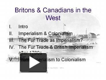 Britons presentation | free to view