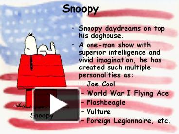 Snoopy presentation | free to download