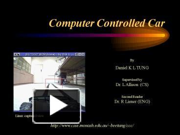 PPT – Computer Controlled Car PowerPoint presentation | free to view ...