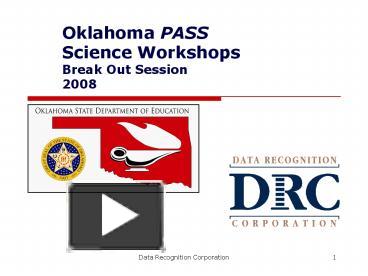 PPT – Oklahoma PASS PowerPoint presentation | free to view - id: 37b4b ...