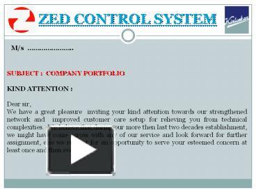 PPT – ac drive,mcc panel at zedcontrol. PowerPoint presentation | free ...