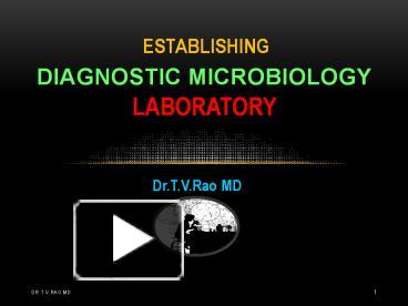 PPT – Establishing Diagnostic Microbiology Laboratory PowerPoint ...