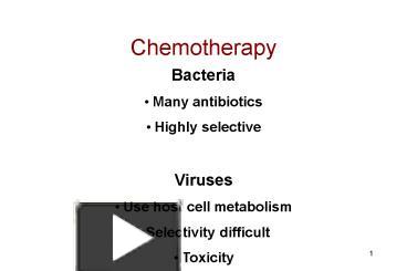 Chemotherapy presentation | free to view
