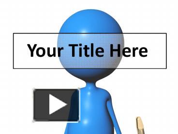 3D Character Writing Text in PowerPoint presentation | free to view