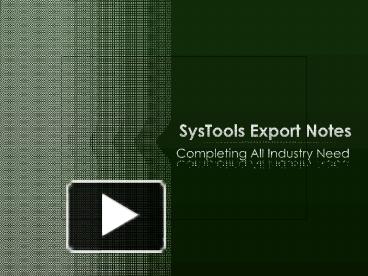 PPT – Export Notes with Trial version PowerPoint presentation | free to ...
