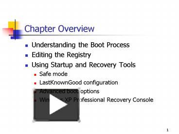 PPT – Chapter Overview PowerPoint presentation | free to download - id ...