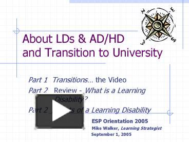 PPT – About LDs PowerPoint presentation | free to view - id: 38954-OTUxN