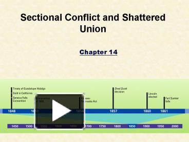 Sectional Conflict and Shattered Union presentation | free to view