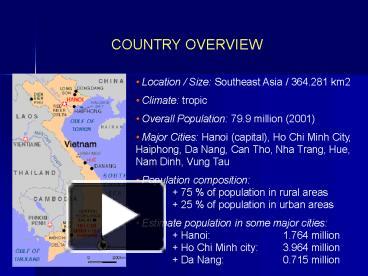 PPT – COUNTRY OVERVIEW PowerPoint presentation | free to view - id ...