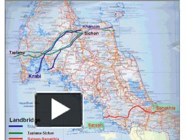 Pak Bara Deep Sea Port presentation | free to view