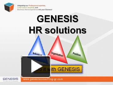 PPT – GENESIS HR Solutions PowerPoint presentation | free to view - id ...