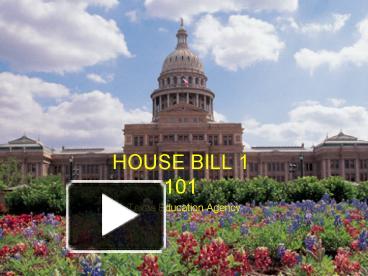 HOUSE BILL 1 101 presentation | free to view
