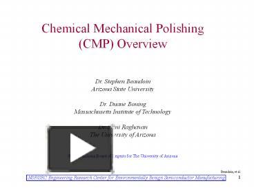 CMP's overview presentation | free to view