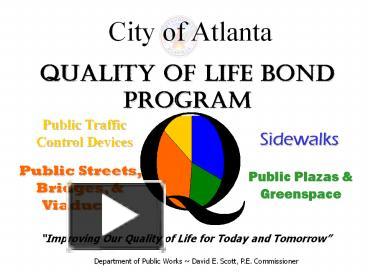 PPT – City of Atlanta PowerPoint presentation | free to view - id ...