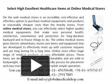 Medical Stores - Online Medical Products - Medical Shop presentation ...