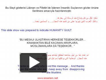 filistin presentation | free to view