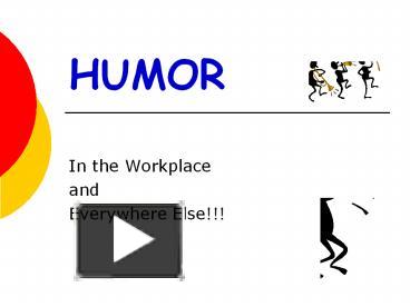 HUMOR presentation | free to download