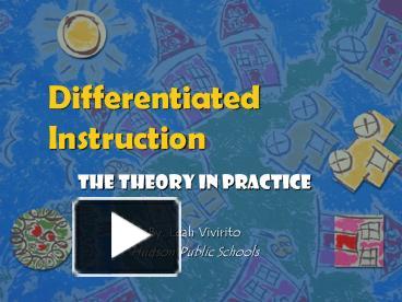 PPT – Differentiated Instruction PowerPoint presentation | free to view ...