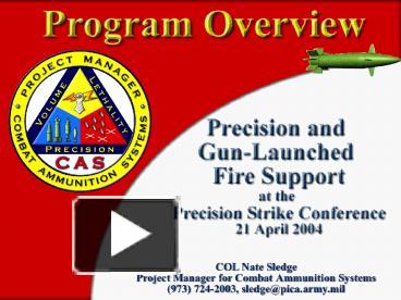 PPT – PM CAS: Mission and Vision PowerPoint presentation | free to view ...