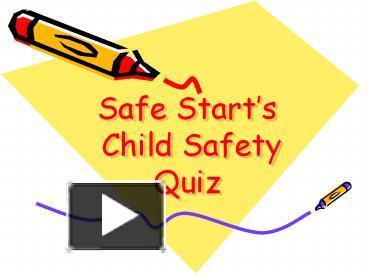 Safe Start presentation | free to view