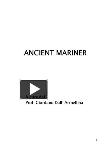 PPT – ANCIENT MARINER PowerPoint presentation | free to download - id ...