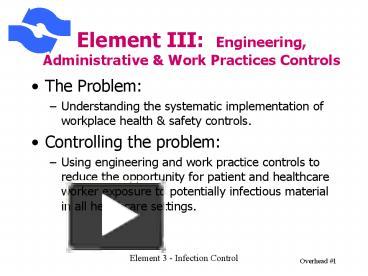 PPT – Element III: Engineering, Administrative & Work Practices ...