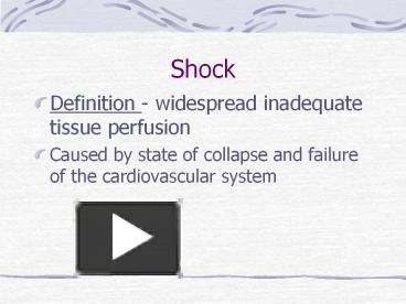 Shock presentation | free to view