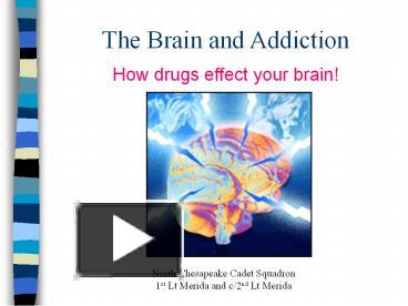 PPT – The Brain and Addiction PowerPoint presentation | free to ...