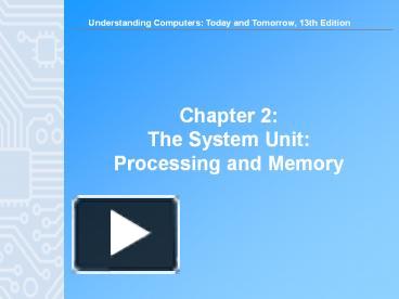 Understanding Computers, Chapter 2 presentation | free to download