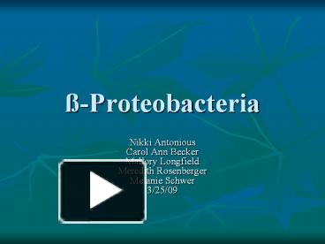Я-Proteobacteria presentation | free to view