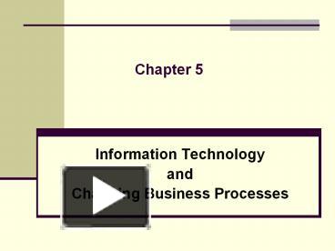PPT – Information Technology PowerPoint presentation | free to view ...