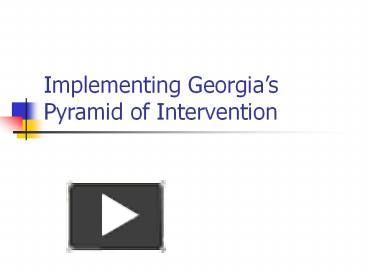 PPT – Implementing Georgia PowerPoint presentation | free to download ...