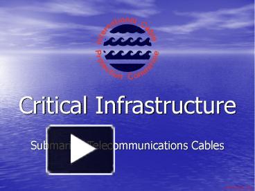 Critical Infrastructure presentation | free to download