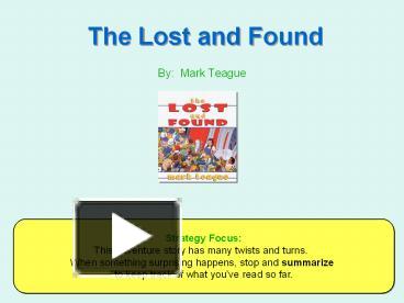 The Lost and Found presentation | free to view