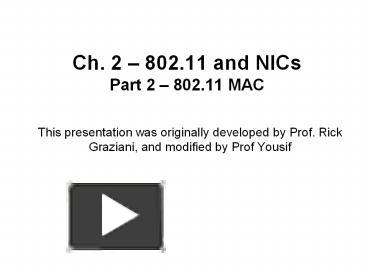 PPT – Ch. 2 PowerPoint presentation | free to view - id: 3b4468-OGQ0Z