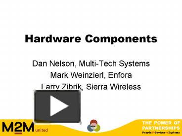 PPT – Hardware Components PowerPoint presentation | free to view - id ...