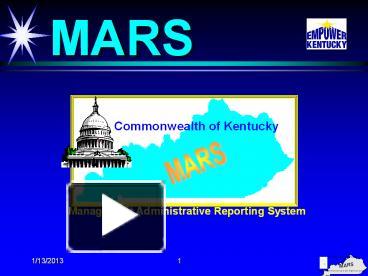 PPT – MARS PowerPoint presentation | free to download - id: 3b4cfd-MGQwY