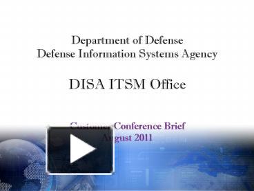 PPT – Department of Defense PowerPoint presentation | free to download ...