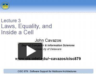 PPT – John Cavazos PowerPoint presentation | free to download - id ...