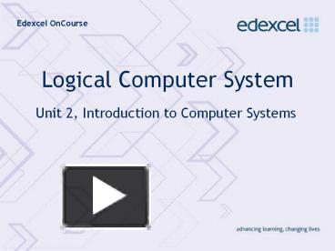PPT – Logical Computer System PowerPoint presentation | free to view ...