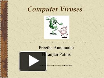 Computer Viruses presentation | free to download