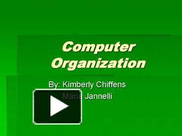 PPT – Computer Organization PowerPoint presentation | free to download ...