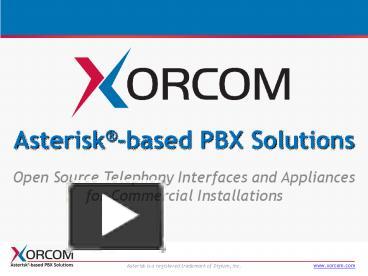 Asterisk presentation | free to view