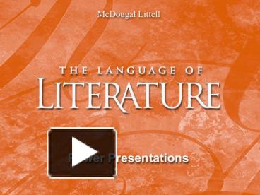 PPT – Telling a fictional story . . . PowerPoint presentation | free to ...