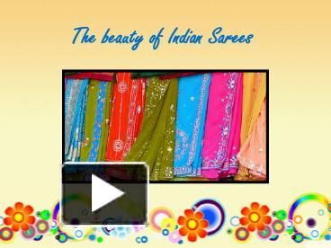 Indian Sarees presentation | free to download