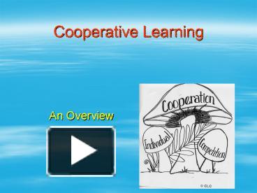 Cooperative Learning presentation | free to view