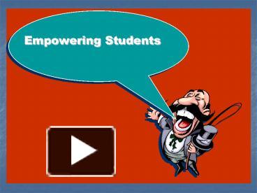 PPT – Empowering Students PowerPoint presentation | free to view - id ...