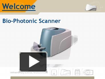 Bio-Photonic Scanner presentation | free to view
