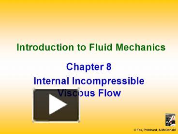 Introduction to Fluid Mechanics presentation | free to view